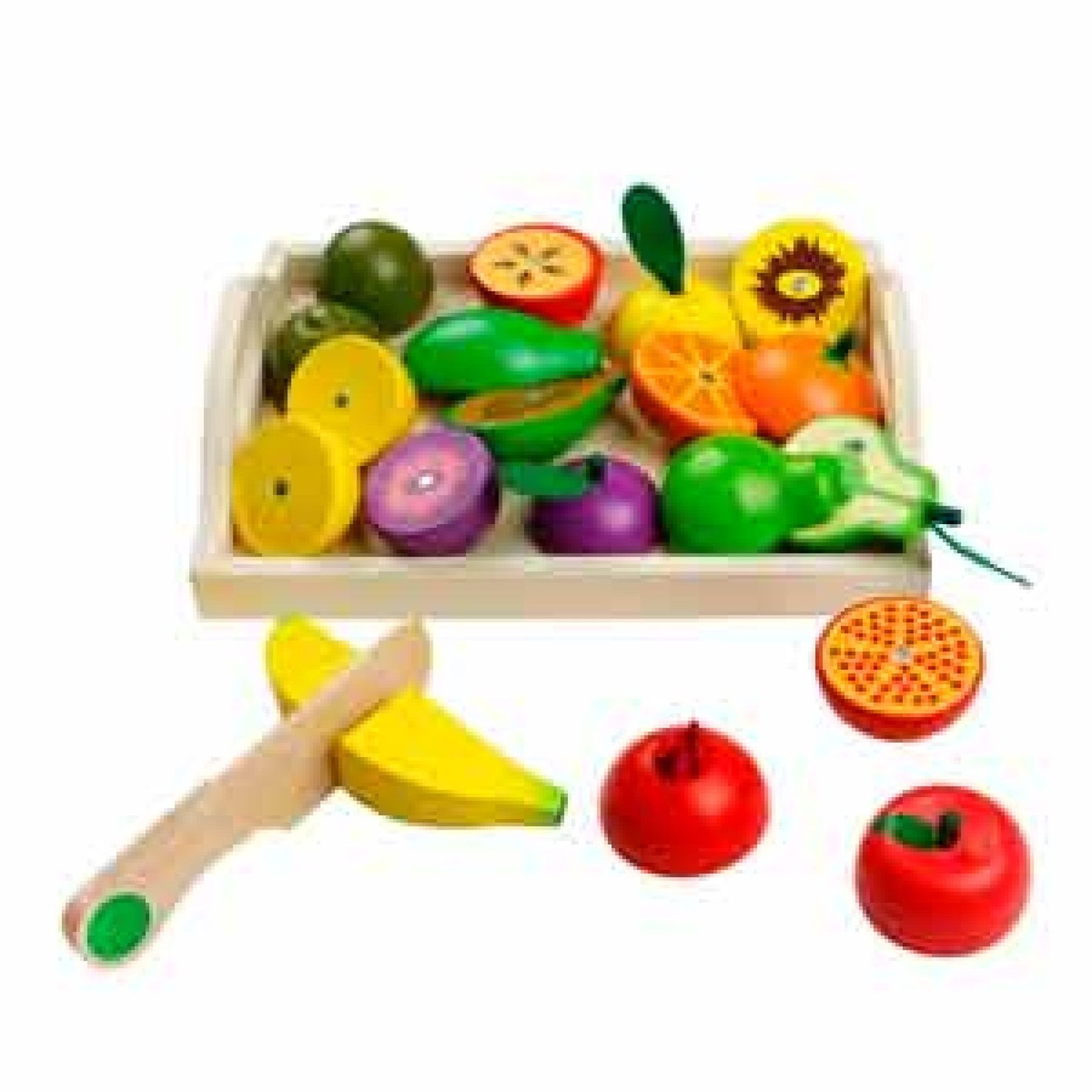 Juguetes De Madera De 【frutas Y Verduras】 Para La Imaginacion】 